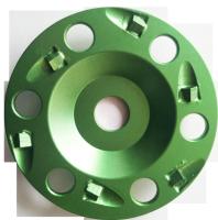 China 5 Diamond Cup PCD Grinding Wheel Blue For Epoxy / Rubber for sale