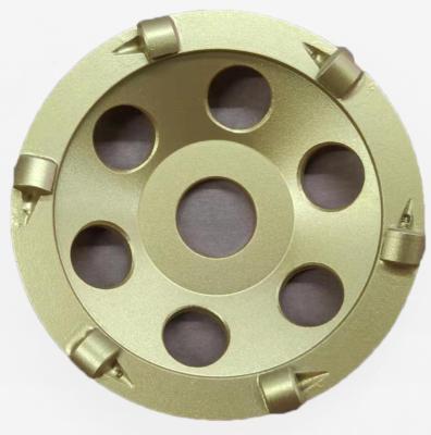 China Diamond PCD Cup Grinding Wheel Arbor Hole Size 22.23mm / M14 Standard Hardness for sale
