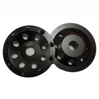 China Diamond PCD Cup Grinding Wheel Arbor Hole Size 22.23mm / M14 Standard Hardness for sale