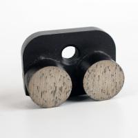 China Grit 30 - Grit 120 Concrete Diamond Tools With Two Circular Segments for sale