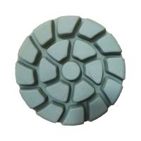 China 10mm Concrete Dry Grinding Resin Sheet Polishing Pad 3 inch 75mm Thickness for sale