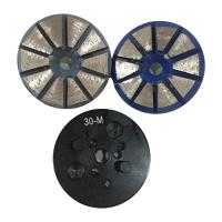 China 3inch 50/60# 20x8x10S Metal Grinding Disc With Two Locatina Holes And 3 Hole Bracket for sale