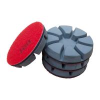 China 3inch 80mm Transition Ceramic Bond Concrete Floor Polishing Tool 10mm for sale