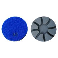 China 3inch 80mm Transition Ceramic Bond Concrete Floor Polishing Tool 10mm for sale
