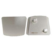 China Double 1/4 PCD Segments Diamond Grinding Shoes For Epoxy Glue Paint Concrete Floors for sale