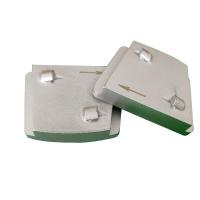 China Double 1/4 PCD Segments Diamond Grinding Shoes For Epoxy Glue Paint Concrete Floors for sale