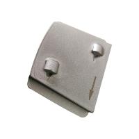 China Double 1/4 PCD Segments Diamond Grinding Shoes For Epoxy Glue Paint Concrete Floors for sale