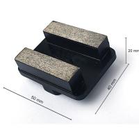 China 10mm Redi Lock Diamond Segments Concrete Grinding Shoes For Wet Grinding for sale