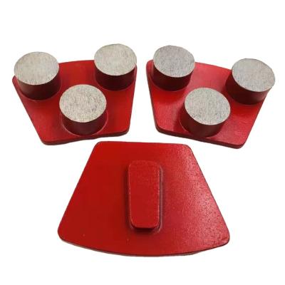 China 600# Trapezoid Metal Bond Tooling Diamond Grinding Shoes For Concrete for sale