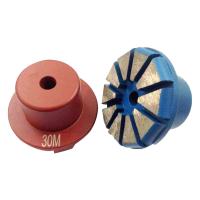 China 10mm Ground Grinding Metal Bond Tooling With 10 Segments Concrete Grinding Plugs for sale