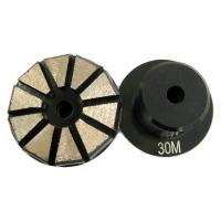 China 10mm Ground Grinding Metal Bond Tooling With 10 Segments Concrete Grinding Plugs for sale