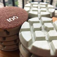 China Resin Bond Transitional Diamond Toolings 80mm Dry Diamond Polishing Pads for sale