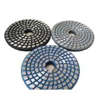 China 4 Inch Transitional Diamond Toolings 100mm Wet Granite Polishing Pads for sale