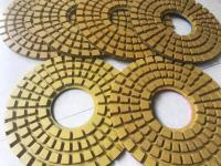 China Flexible Copper Bond Transitional Polishing Pads for removing scratches behind metal bond tools for sale