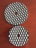 China Ceramic bonding grinding pads with velcro for polishing concrete and smoothing scratches for sale