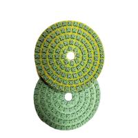 China Flexible Copper Hybrid Transitional polishing pad for undulated concrete floor surface available in 3 inch from #30 #50 for sale