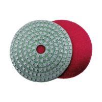 China Flexible Copper Hybrid Transitional polishing pad for undulated concrete floor surface available in 3 inch from #30 #50 for sale