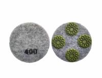 China 10 Inch Resin and Fiber Pads Combo Burnishing Pads for Multi-surface concrete Terrazzo Marble for sale