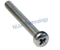 China Solenoid Coil Mounting Cheese Head Screw M4×35mm Nass Pneumatic Fittings for sale