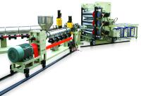 China 2400mm Pc Hollow Sheet Line 1200Kg/H With Double Screw for sale