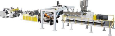 China Twin Screw Soft Sheer PMMA PET Sheet Extruder Touch Screen Control for sale
