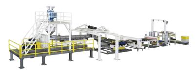 China A B C B A 2400mm ABS Pmma Sheet Production Line Machinery for sale