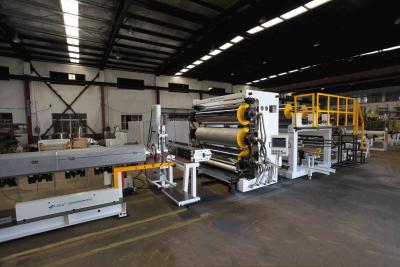 China Single Screw Fiberglass PP PE Sheet Extruder Machine for sale