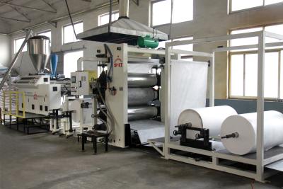 China 1220mm  3 To 12mm Fiber Waterproof Membrane PE Sheet Extruder for sale