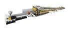 China 8mm Single Screw ABS Sheet Extruder With High Speed Mixer for sale