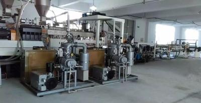 China Polyethylene Terephthalate Sheet Co Rotating Twin Screw Extruder Machine for sale