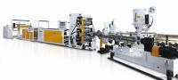 China 12mm Fiber Plastic Sheet Extrusion Machine For Furniture Construction for sale