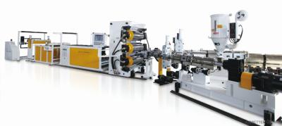 China 12mm Fiber Plastic Sheet Extrusion Machine For Furniture Construction for sale