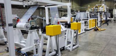 China 1 To 8mm 1220 To 2100mm Refrigerator Board ABS HIPS Extrusion Production Line for sale