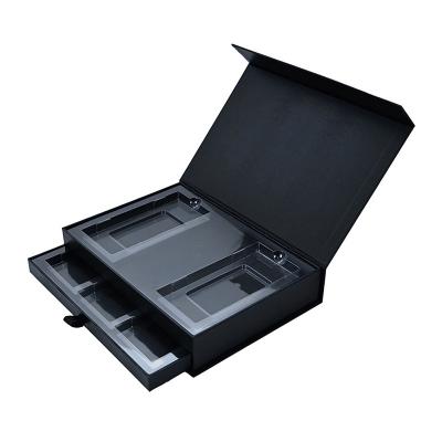 China 400G Coated Flip Top Cosmetic Gift Box Packaging with Magnetic Catch Matte UV Custom Size for sale