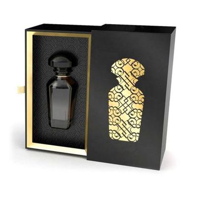 China Custom Laser Cut Perfume Gift Box with Lid 1mm 1.5mm Rigid Board Packaging for sale