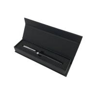 China Customizable Luxury Gift Fountain Pen Box with Ribbon Handle Hard Cardboard Flip Top 20000sqm Factory for sale