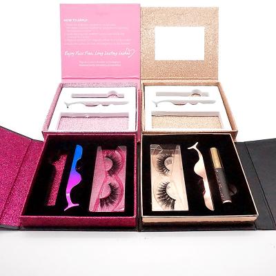 China Custom Magnetic Folding Gift Box for Eyelash Packaging OEM ODM 100 PCS for sale