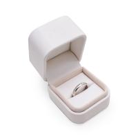 China Custom Velvet Jewelry Box with Gold Silver Stamping for Rings Earrings Necklace 100 Pcs MOQ for sale