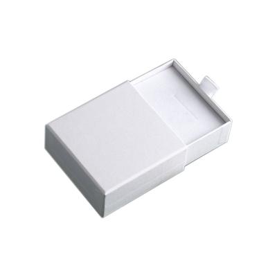 China Custom Velvet Magnetic Jewelry Box with Sliding Drawer 2mm Thick Gift Packaging for sale