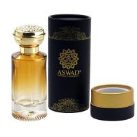 China 120gsm Metallic Paper Round Packaging For Perfume Products Aqueous Coating for sale