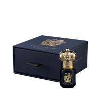 China Foil Stamping Gift Perfume Packaging Box With Ribbon Handle for sale
