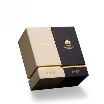 China Custom Perfume Bottle Gift Box Gold Foil Matt Coated 19 Years Factory for sale