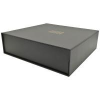 China EVA Gift Packaging Paper Rigid Box With Ribbon Glossy Lamination for sale