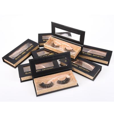 China Custom Cardboard Gift Box with Handle for Eyelash Packaging CMYK Printing 25mm for sale