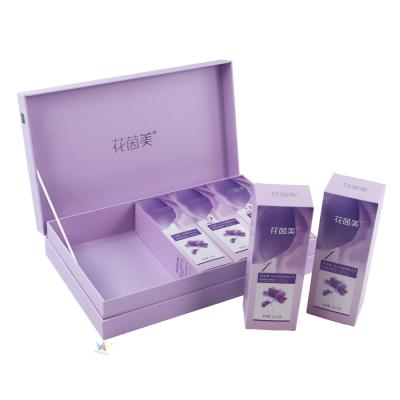 China Custom Cosmetic Gift Box Packaging for Oligopeptide Skin Care Set with Pantone Color for sale