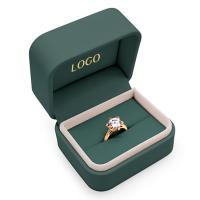 China Custom Velvet Jewelry Box for Necklace Earrings Ring Bracelet Hinge Packaging 100pcs MOQ for sale