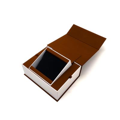 China Custom Rigid Magnetic Watch Box Gift Packaging 128gsm 157gsm 190gsm Art Paper for sale