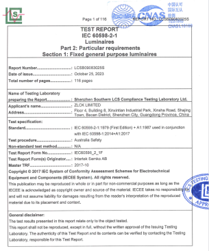 LED Wraparound Light Fixtures(V-Series) SAA Certification