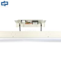 China 9w 18w Emergency Single 4FT Tube Light Fixture With Transparent Diffuser for sale