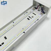 China Emergency industrial LED batten light with more than 3 hours of duration IP20 LED Linear light fitting for Hanging installation parking lot Lighting fixtures with 110-140lm/w emergency Linear Light for sale